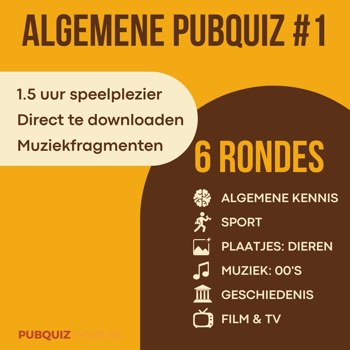 Algemene kennis PubQuiz vragen | 2025 editie – PubQuizThuis.nl